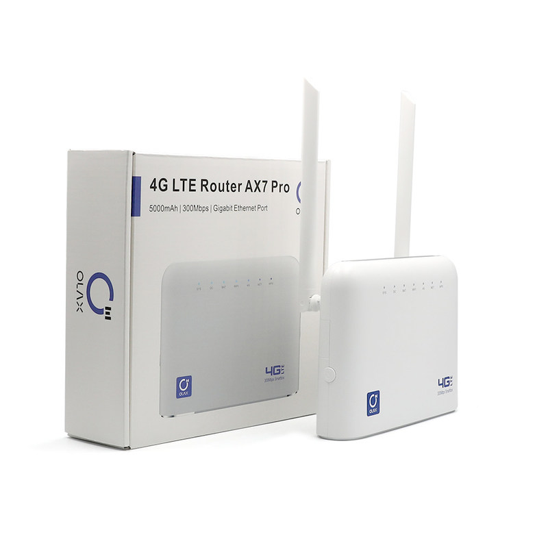 Bộ định tuyến Wifi OLAX AX7 Pro CPE Modem 4g Lte có khe cắm thẻ sim Pin ...